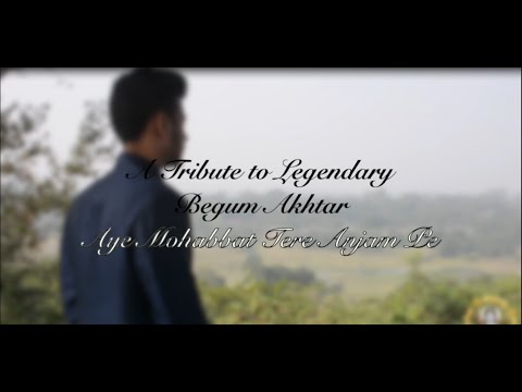 Aye Mohabbat Tere Anjam Pe || Ghazal By Subha Ghosh || Tribute to The ...