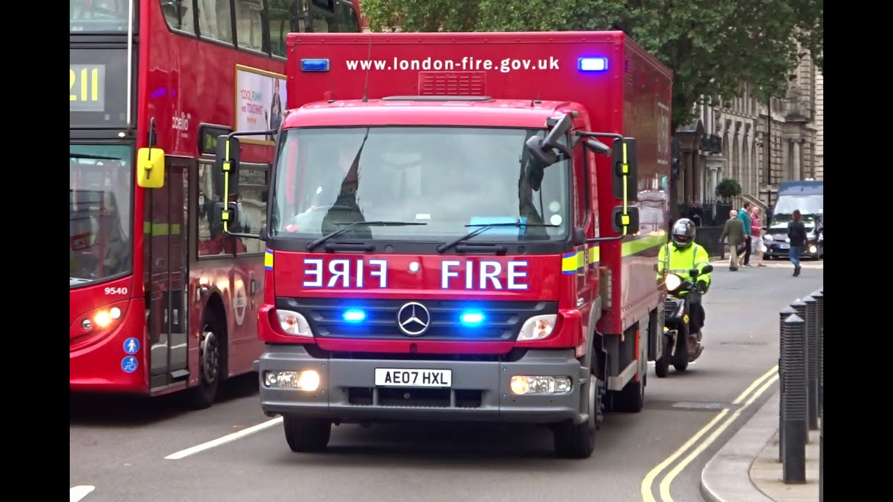London Fire Brigade Responding - H33A Wandsworth - YouTube