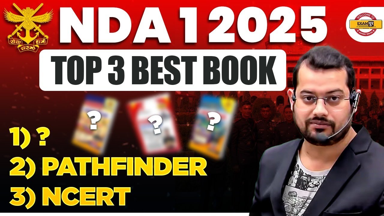 NDA 1 2025 BEST BOOK NDA TOP 3 BOOKS BY VIVEK RAI SIR - YouTube