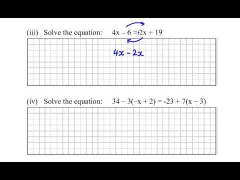 Solving Linear Equations - YouTube