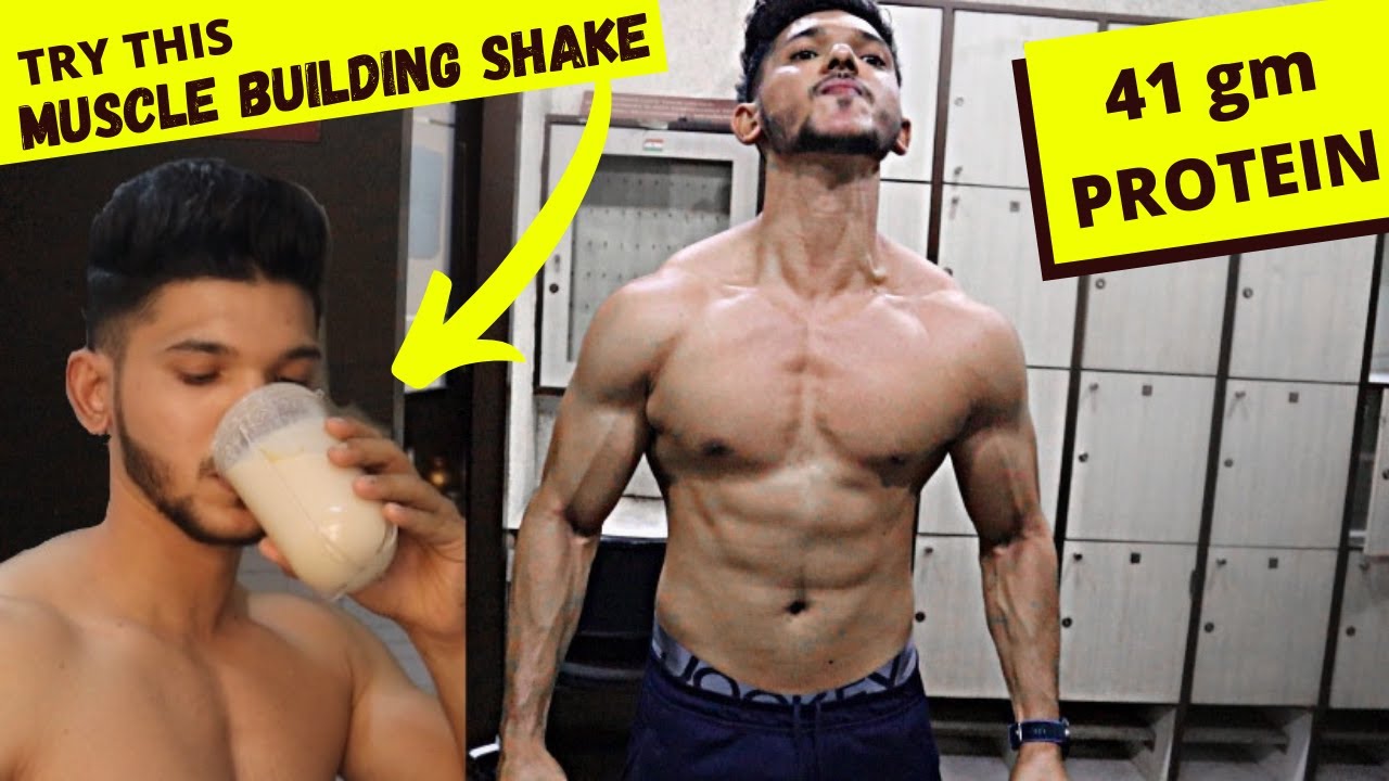 HIGH PROTEIN SHAKE RECIPE FOR MUSCLE BUILDING | Day 15 - YouTube