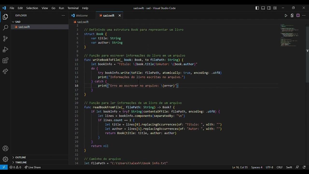 swift - Visual Studio Code - YouTube