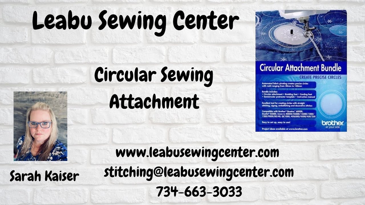 Circular sewing Attachment - YouTube