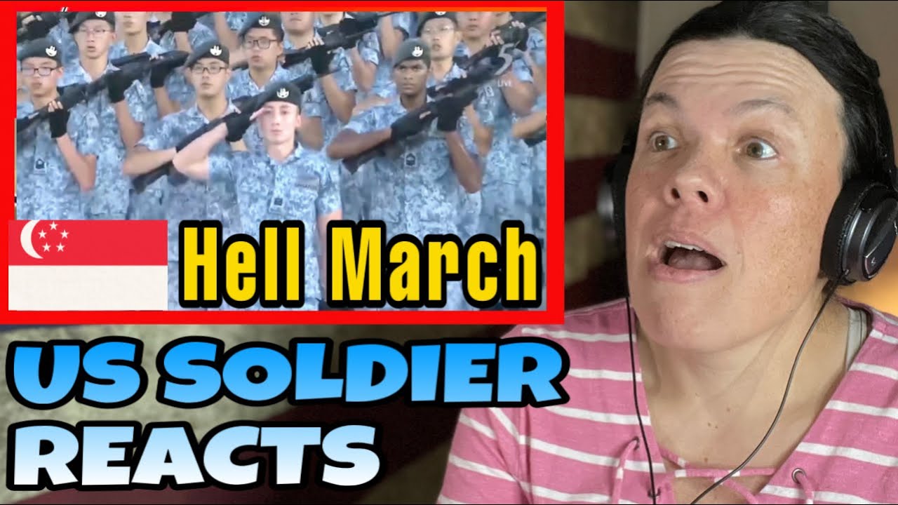 Singapore National Day Parade and Hell March 2022 (US Soldier Reacts ...
