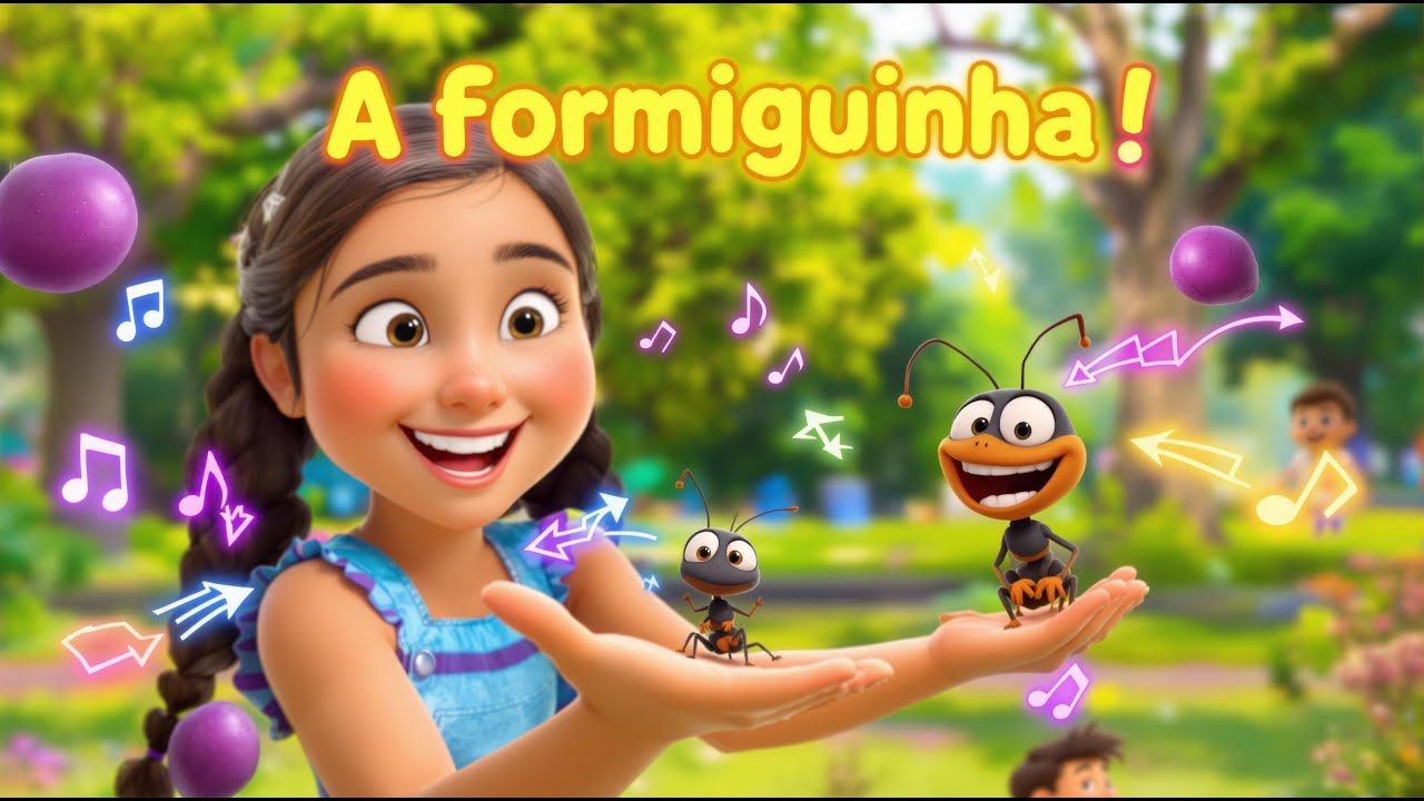 A formiguinha subiu no meu pé! - YouTube