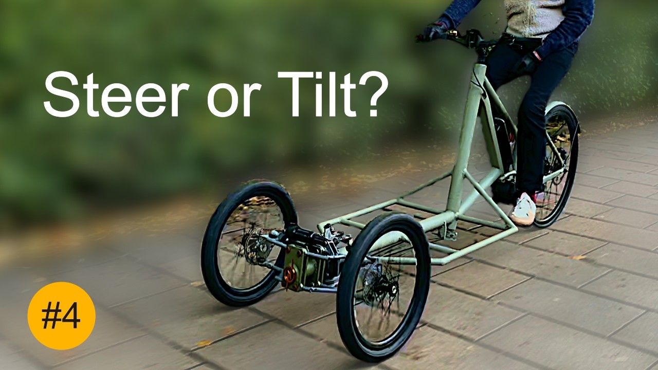 #4 Steering Mechanism - Tadpole Tilting Cargo Trike Build - YouTube