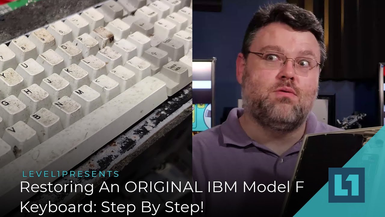 Restoring An ORIGINAL IBM Model F Keyboard: 35 Years later - YouTube