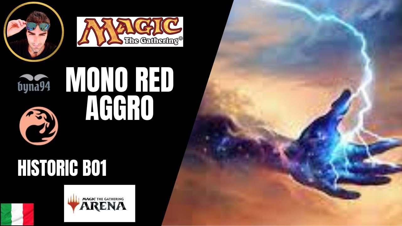 MONO RED AGGRO Historic BO1 #mtgarena #mtgita #mtg - YouTube
