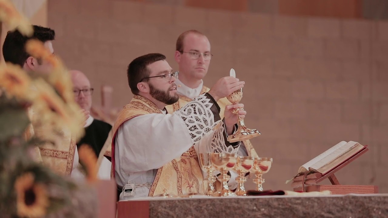 First Mass of Fr. Luke Downing Highlight Video - YouTube