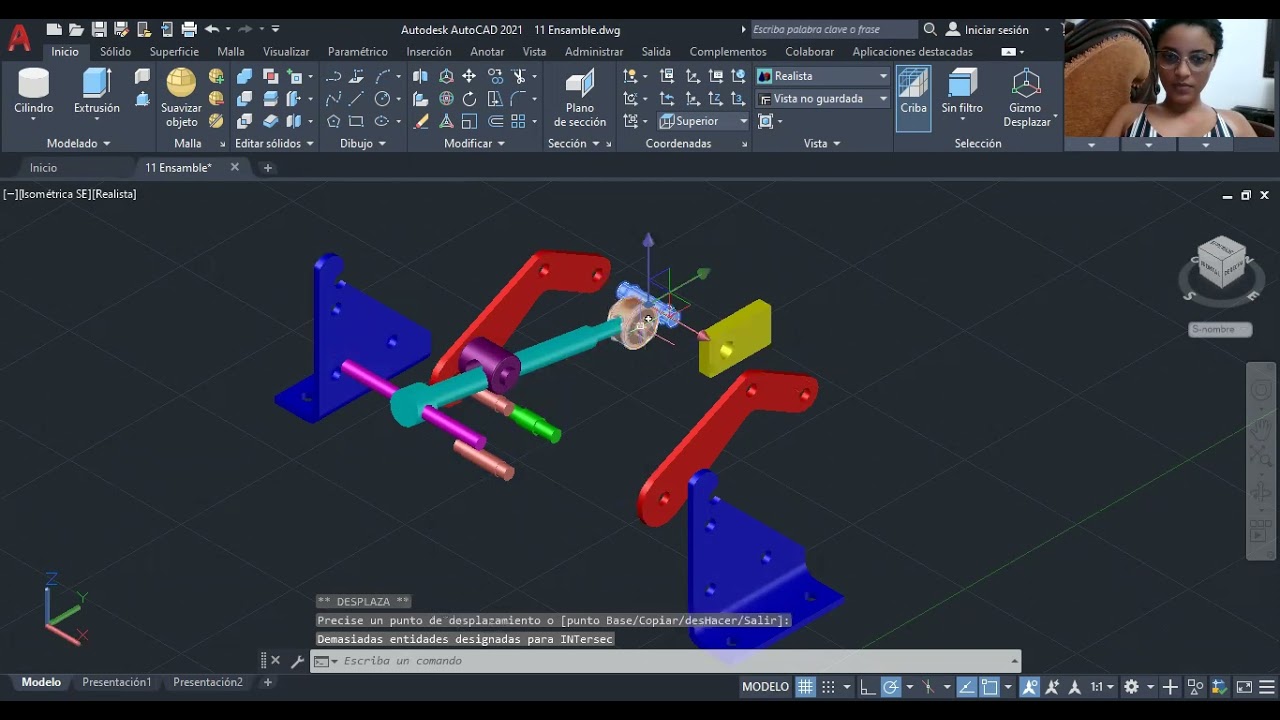 AutoCAD 3er Parcial Explosión - YouTube