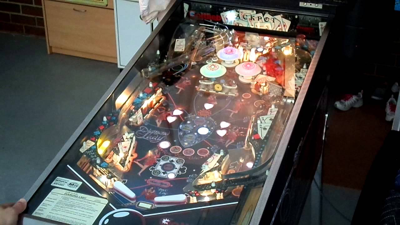 Diamond Lady pinball machine Gottlieb 1987 - YouTube