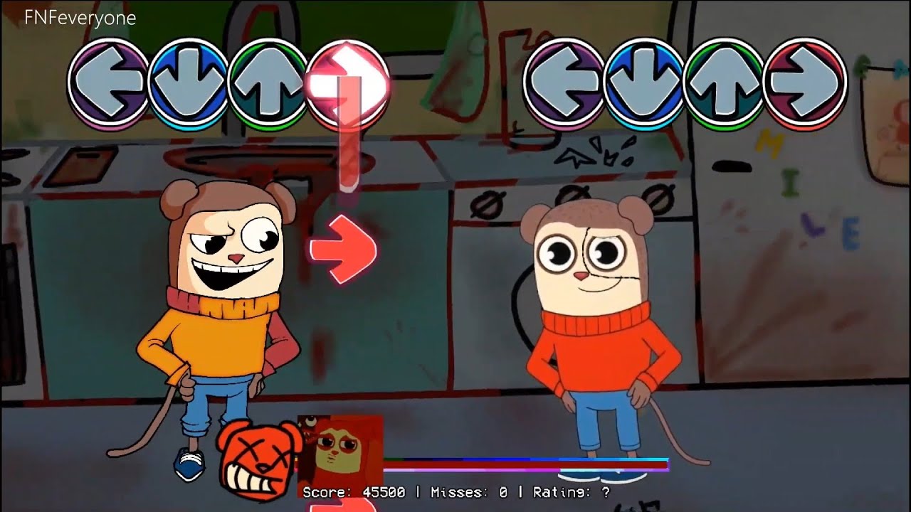 FNF NEW Twiddle Finger vs Trifle Thumb All Phases Sings Bacon | FNF ...