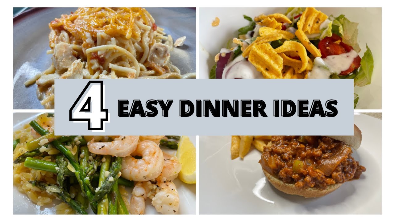EASY DINNER RECIPES/WEEKNIGHT MEALS FOR YOUR FAMILY/WHAT'S FOR DINNER ...