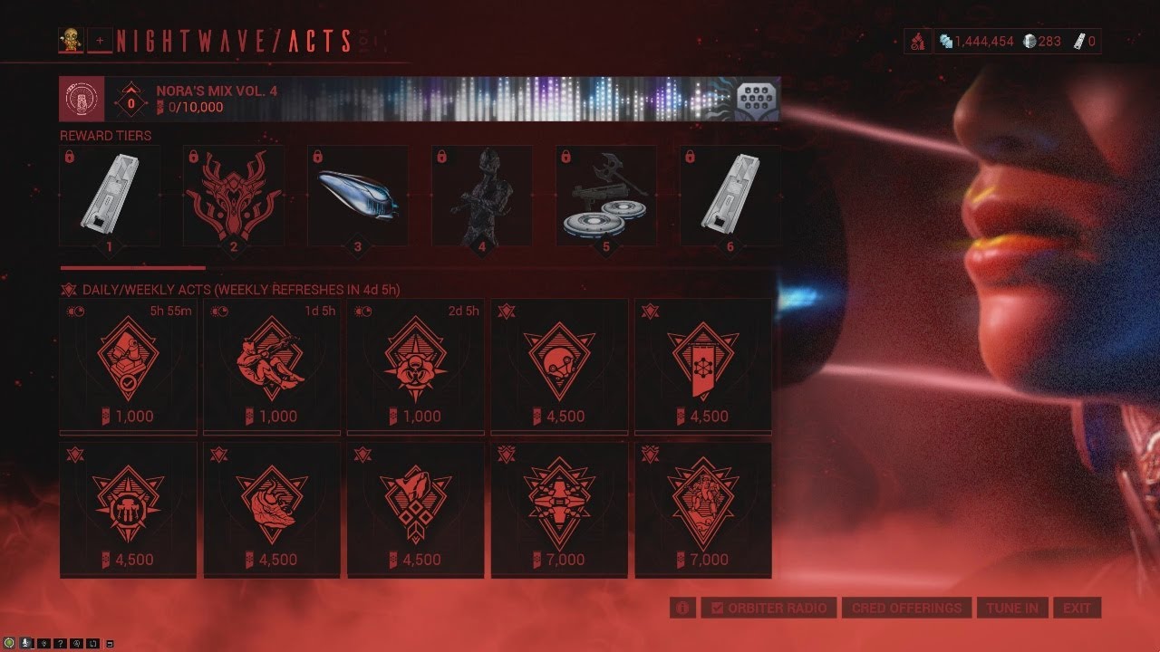 Warframe - Nora's Mix Volume 4 Is Live ! (Nightwave) - YouTube