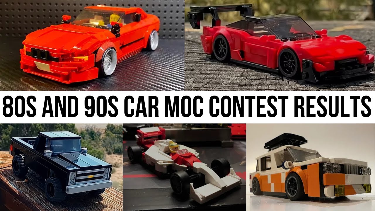 LEGO 80s and 90s Cars MOC Contest Results! - YouTube