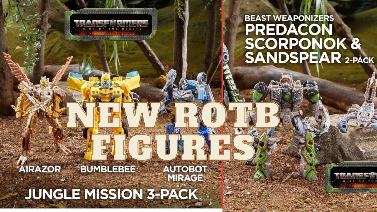 New rotb figures and scorponok!! - YouTube
