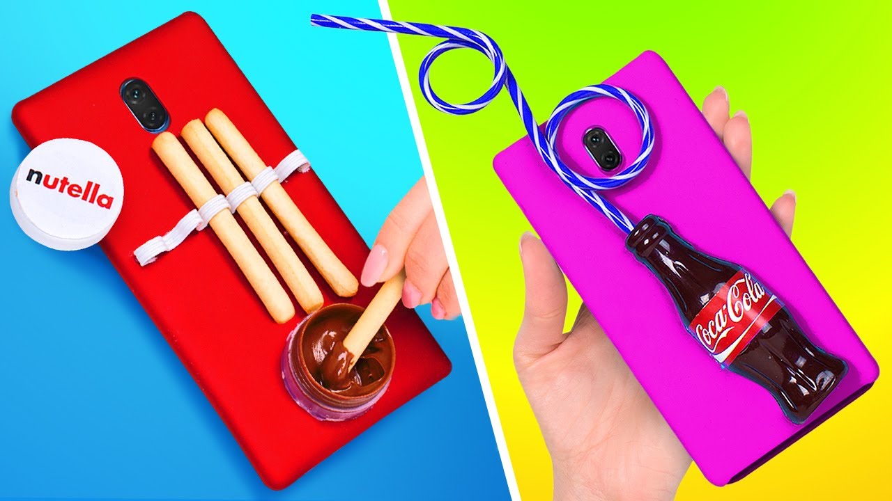 Awesome DIY Food Style Phone Cases - YouTube