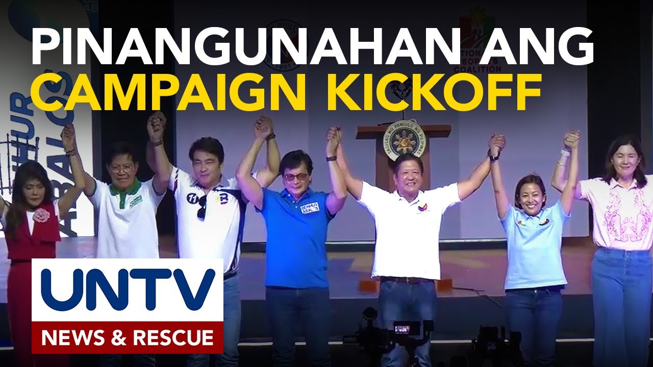 Proclamation rally ng 'Alyansa para sa Bagong Pilipinas', pinangunahan ...