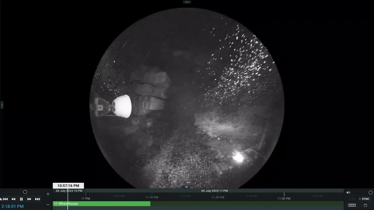 Video from inside warehouse when Templeton Feed and Grain fire sparked ...