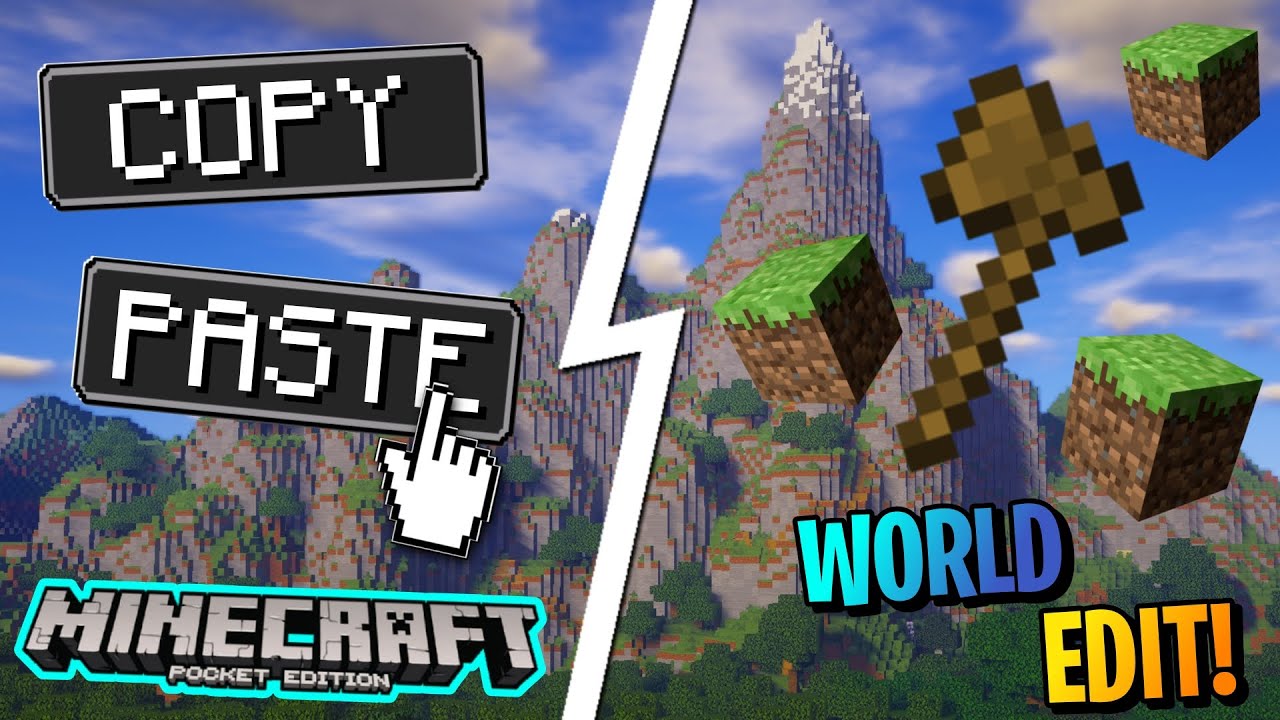 World Edit Mod For Minecraft Pe - YouTube