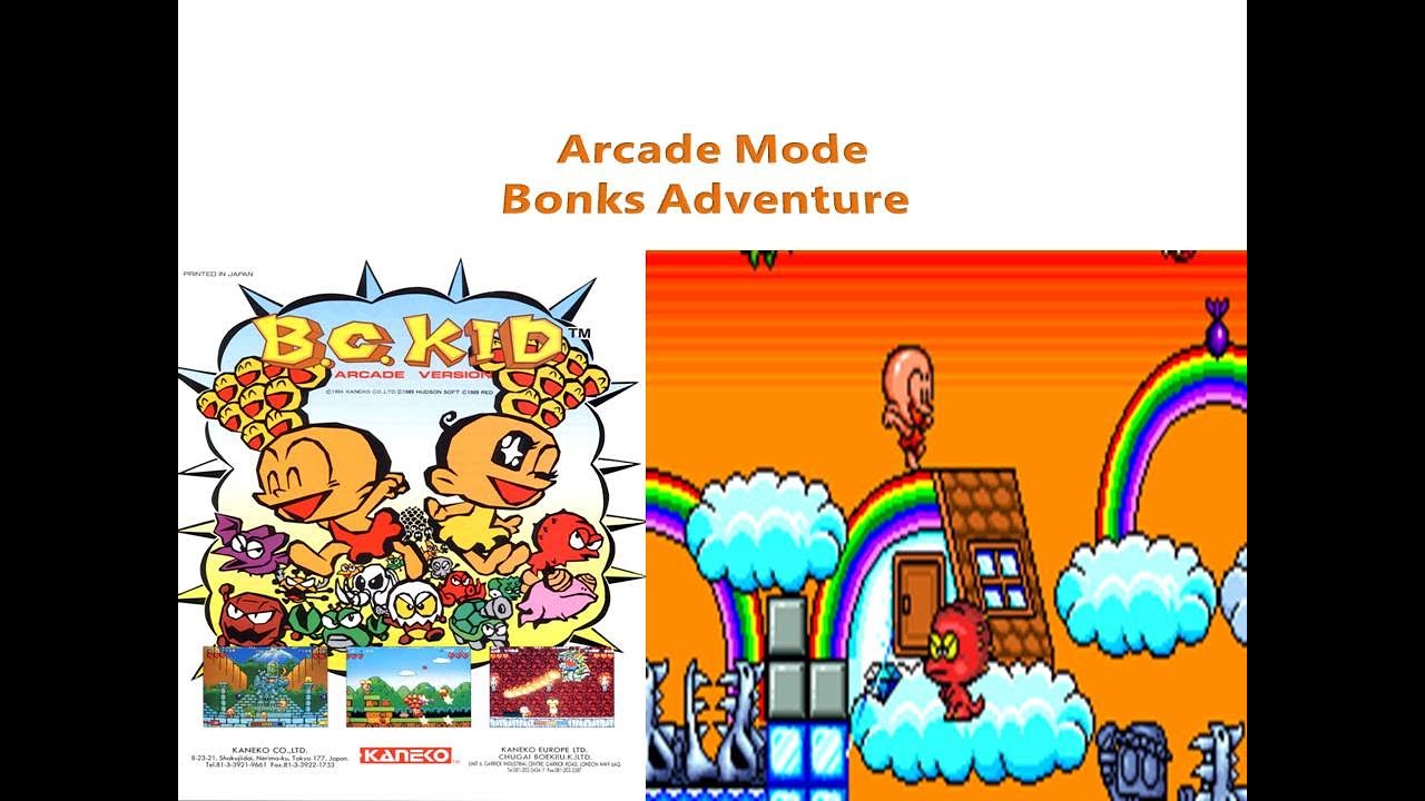 Bonk´s Adventure ARCADE PC Kid - YouTube