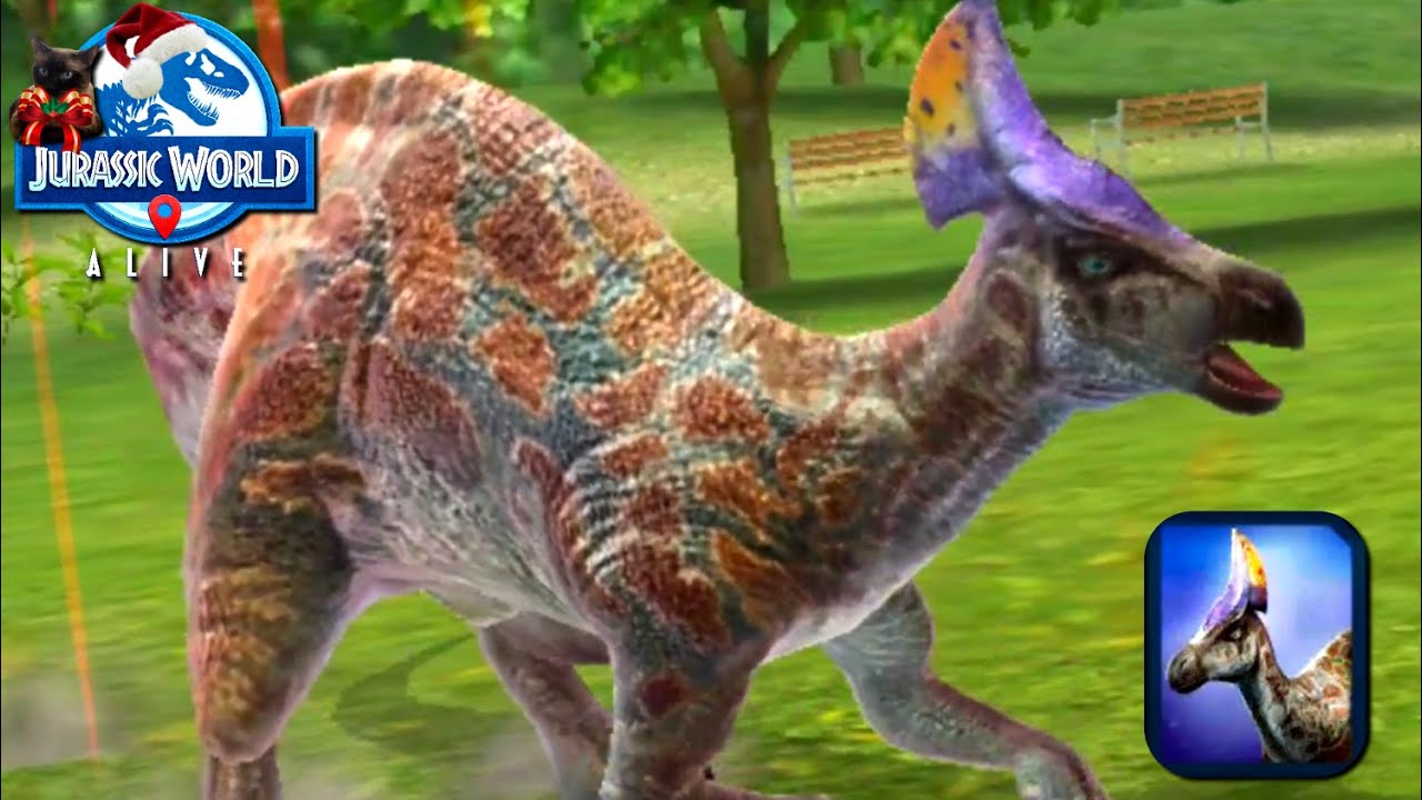 Olorotitan Hatchet skin in Action! ~ Jurassic World Alive - YouTube