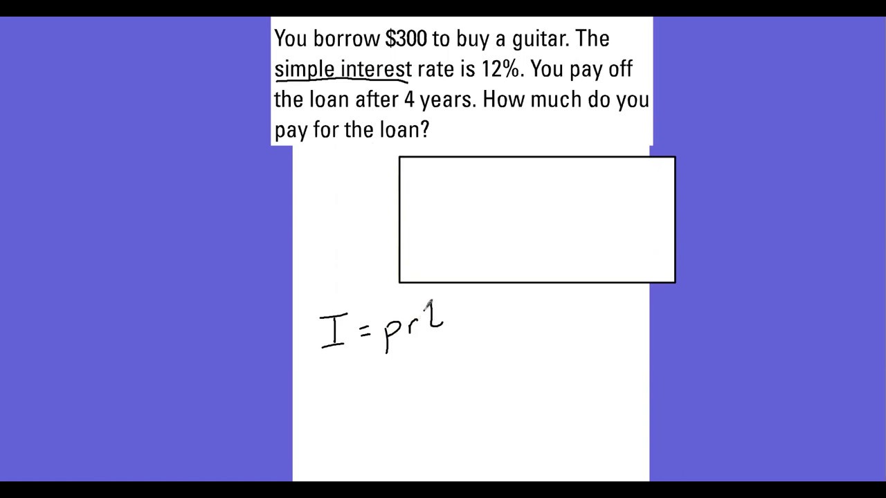 04 Simple Interest Example Three - YouTube