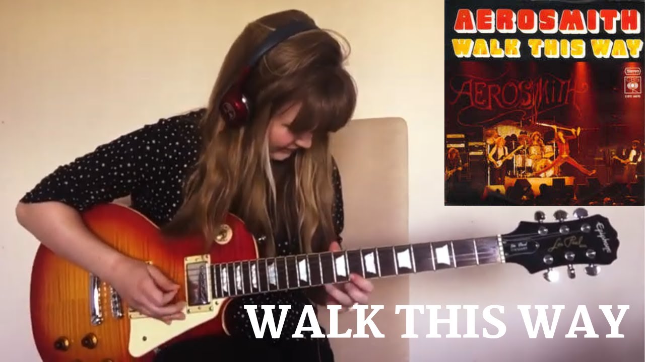 Walk This Way (Aerosmith Cover) - Amy McDonaghGuitar - YouTube