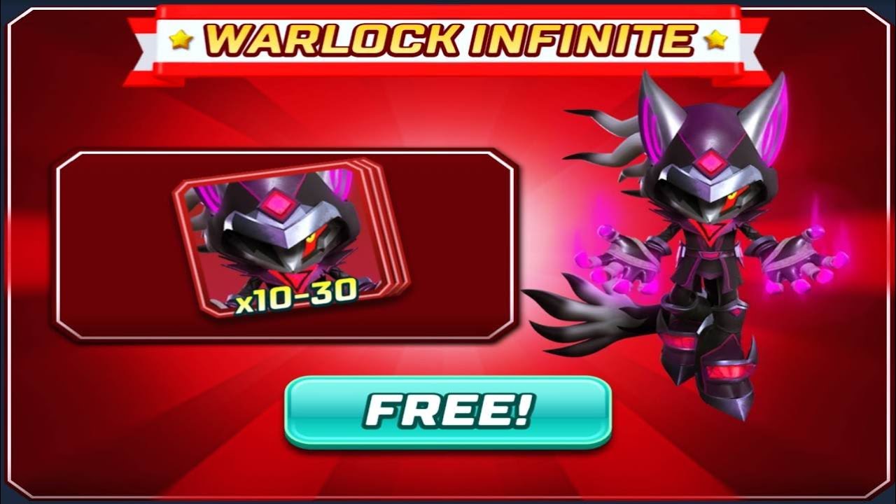 Warlock Infinite Challenger Character Free Cards - Sonic Forces Speed ...