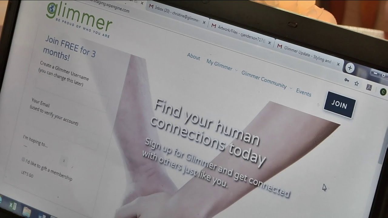 Glimmer helps people with disabilities meet others - YouTube
