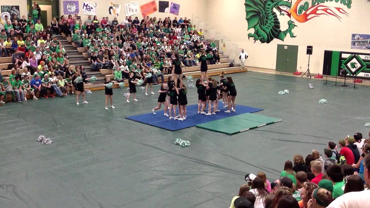 Dragon Cheerleading Homecoming Dance - YouTube