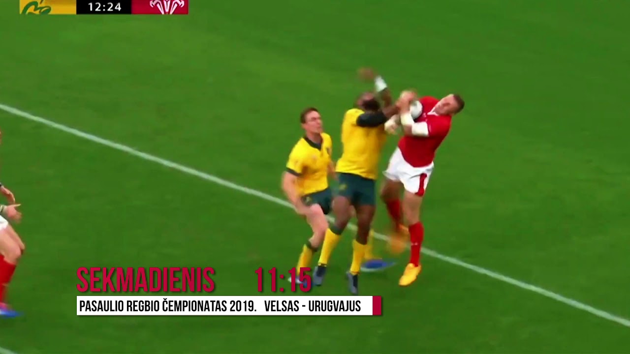 SPORT1: Pasaulio regbio čempionatas. Velsas – Urugvajus. - YouTube