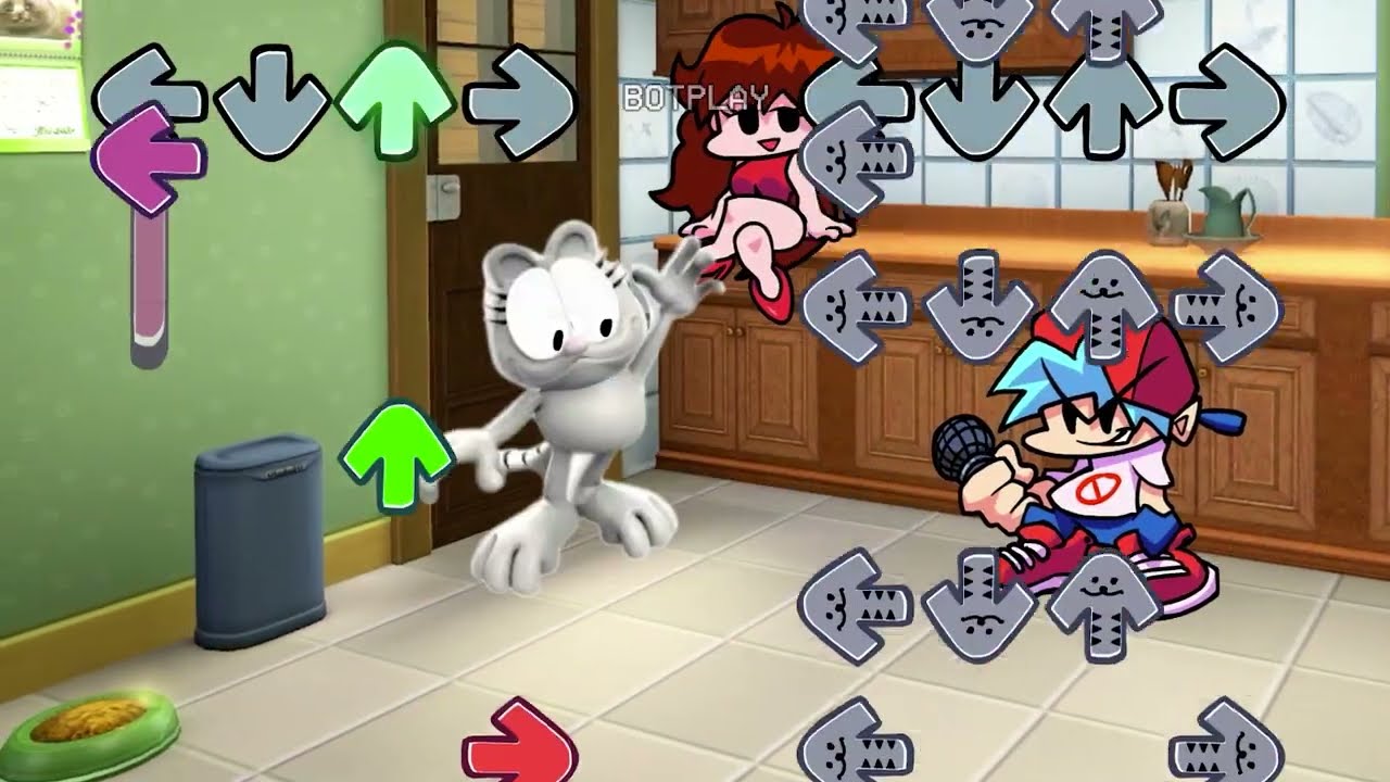 FNF Character Test | Gameplay VS Playground | Garfield | Peter ...