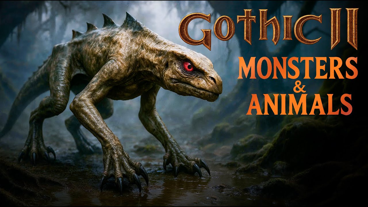 Gothic 2. Monsters and Animals. AI Generated. - YouTube