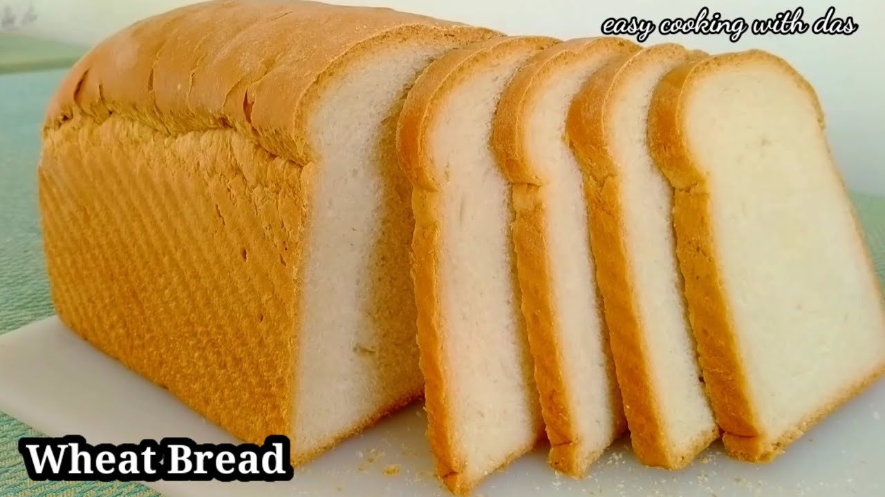Easy Wheat Bread Recipe | whole wheat bread recipe | easy cooking with das | Soft wheat bread ...