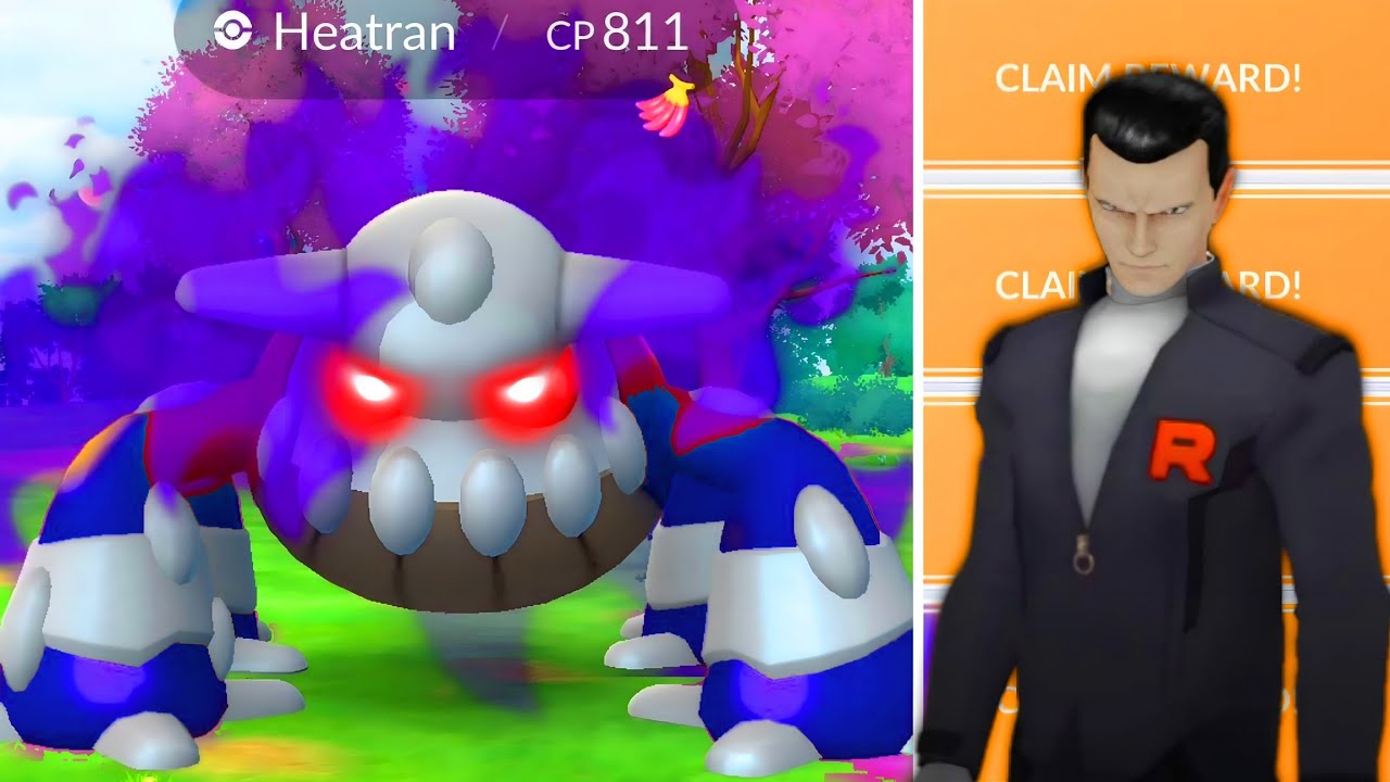 ⛔️Giovanni's first SHADOW HEATRAN in pokemon go. - YouTube