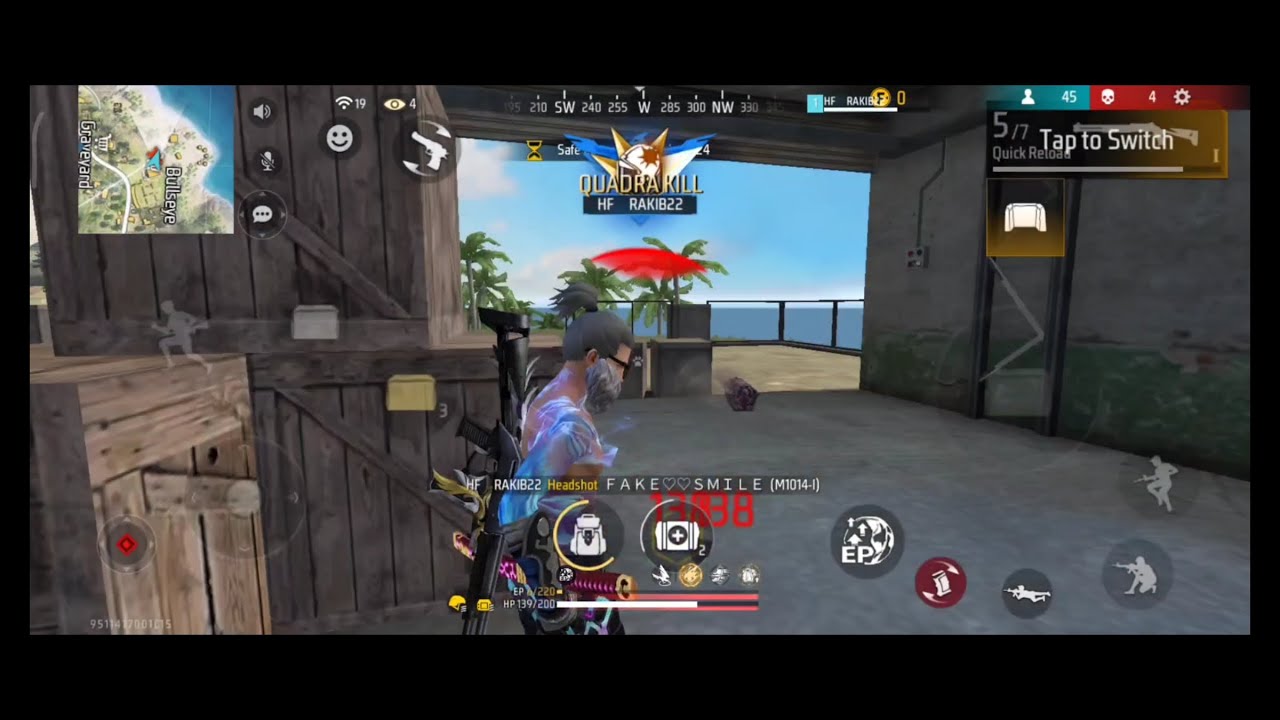 Clash fight 1vs4 clutch against Grandmaster player. Only legend ...