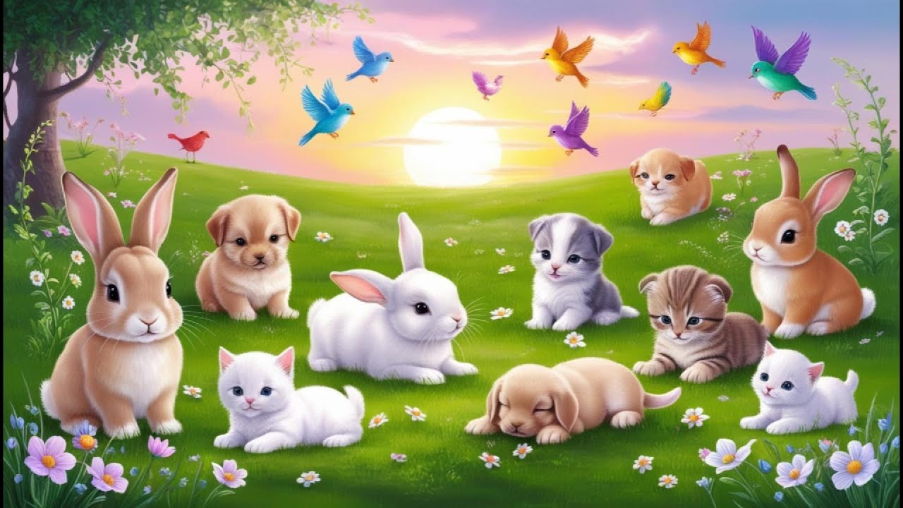 Cute and Beautiful Animals with Relaxing Sounds | Enjoy Pure Serenity ...