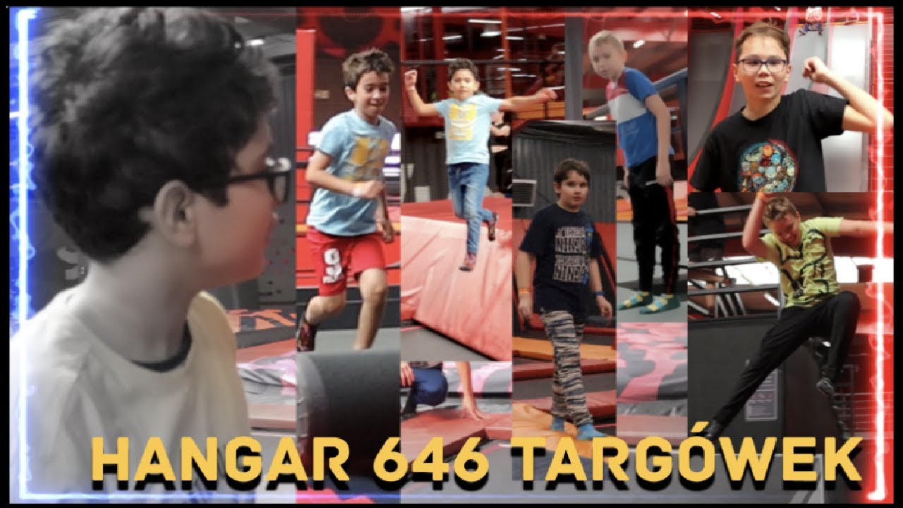 Park Trampolin Hangar 646 Targówek / WARSZAWA #trampoliny #zabawa - YouTube