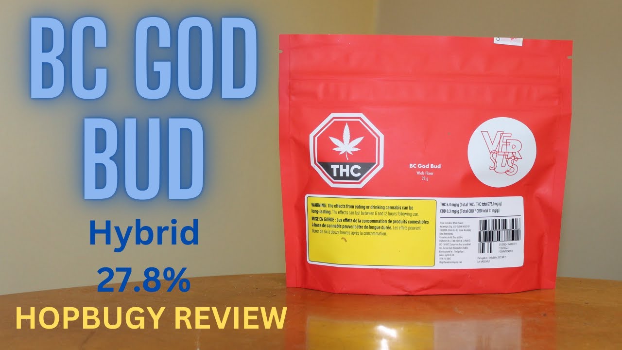 BC GOD BUD by Verses hybrid 27.8% Pot Rewiew - YouTube