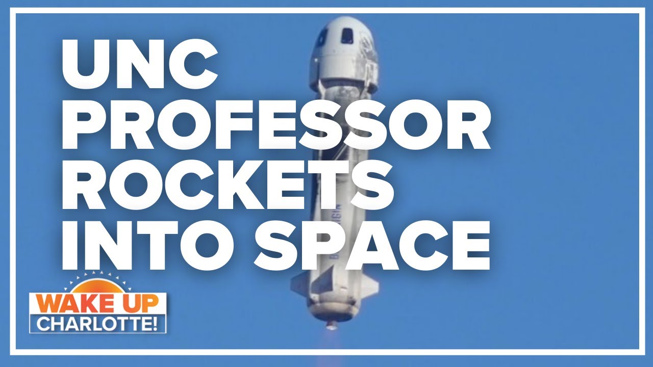 UNC professor rockets into space - YouTube