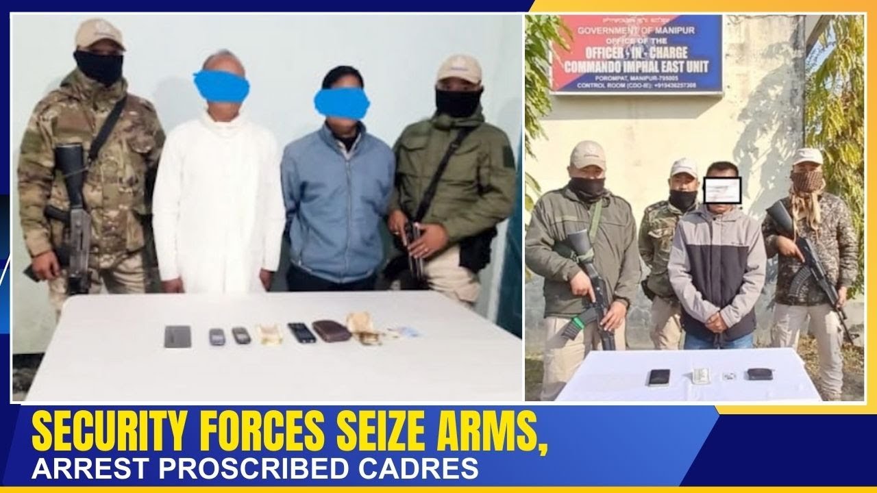 SECURITY FORCES SEIZE ARMS, ARREST PROSCRIBED CADRES |18 FEB 2025 - YouTube