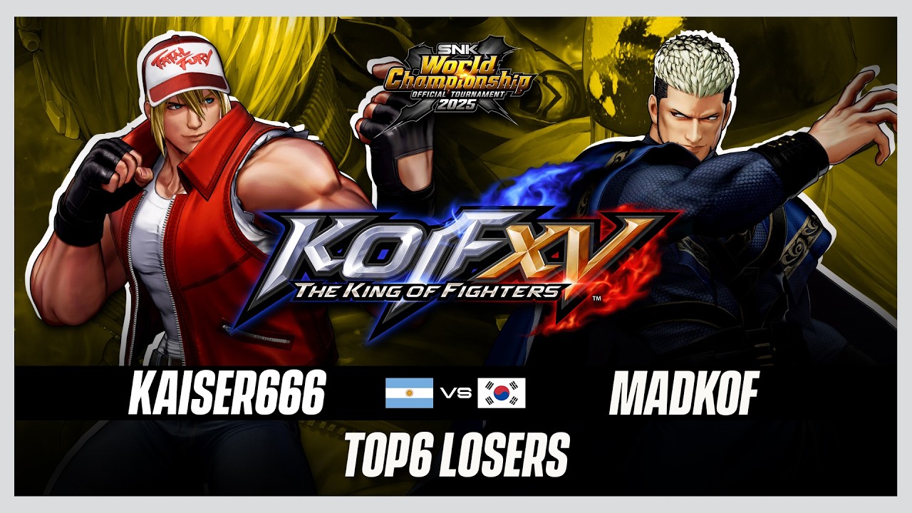 KOF XV 🇦🇷 KAISER666 vs MADKOF 🇰🇷 | SNK World Championship 2025 | THE ...