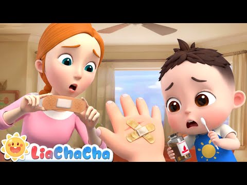 Boo Boo Song (Change Bandage Version) | EP185 | Nursery Rhymes & Kids Songs | LiaChaCha