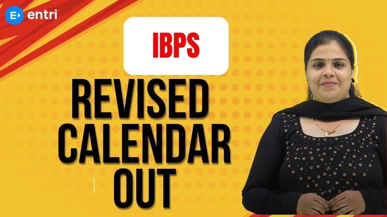IBPS REVISED CALENDAR OUT 2025 - YouTube