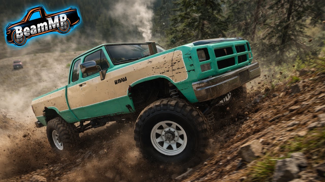 CHEAP FARM TRUCK CHALLENGE?! - BEAMMP - YouTube