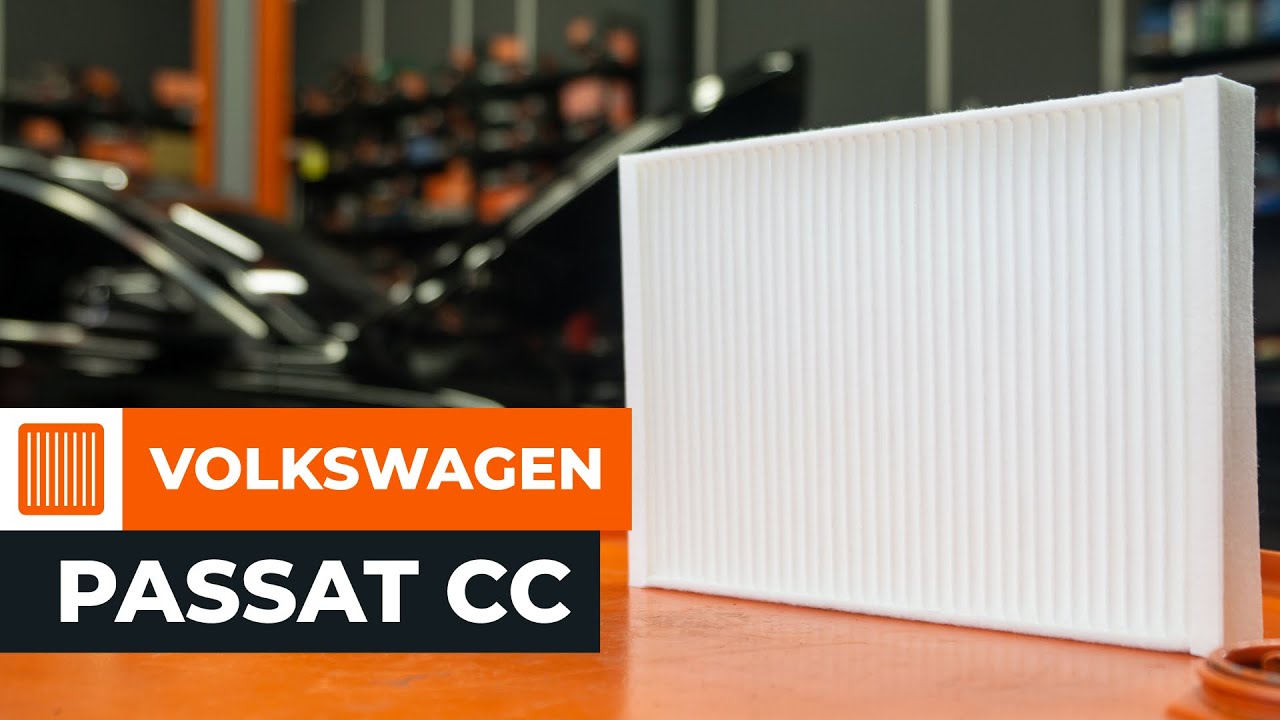 Wie VW PASSAT CC 1 Innenraumfilter wechseln TUTORIAL | AUTODOC - YouTube