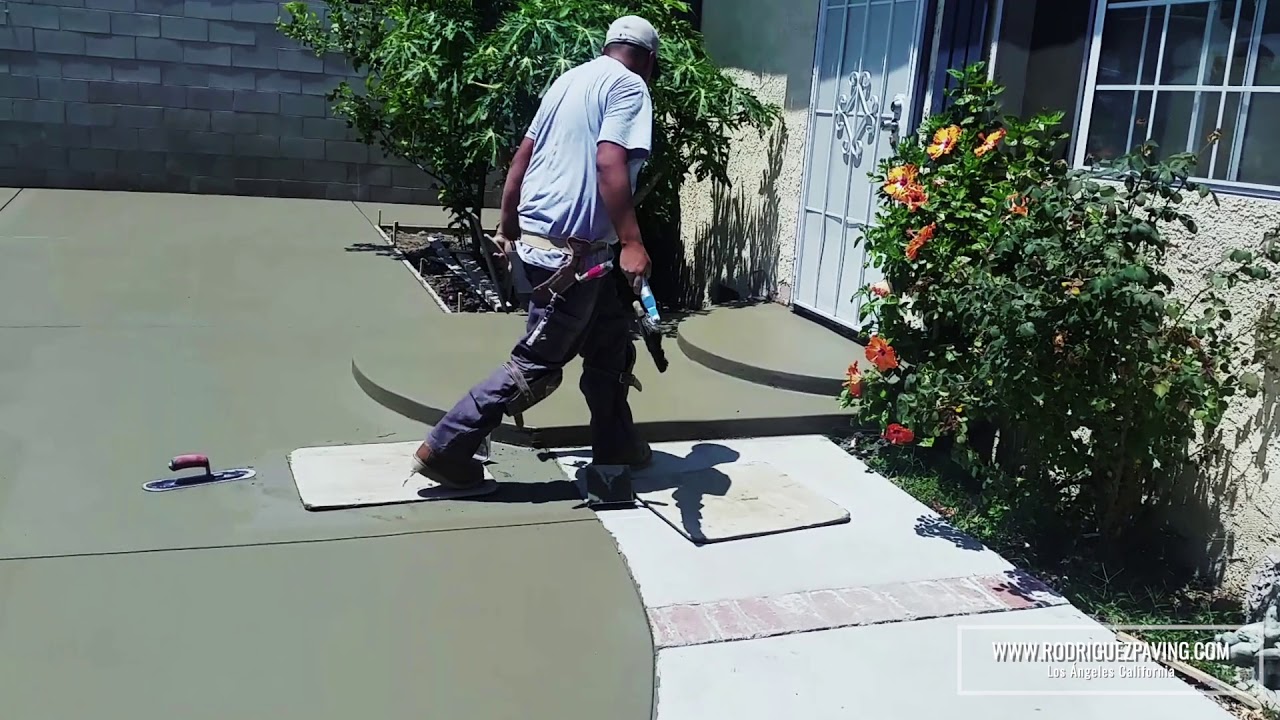 NUEVA INSTALACIÓN DE PISO DE CEMENTO/Los Ángeles California - YouTube Music