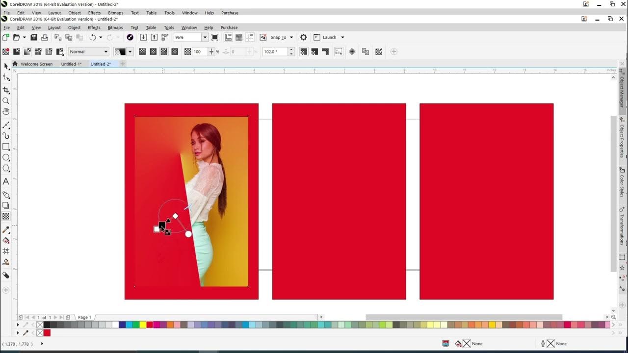 Transparency Tool Corel Draw | How to Use Transparency Tool in corel draw | Basic Tutorial in ...