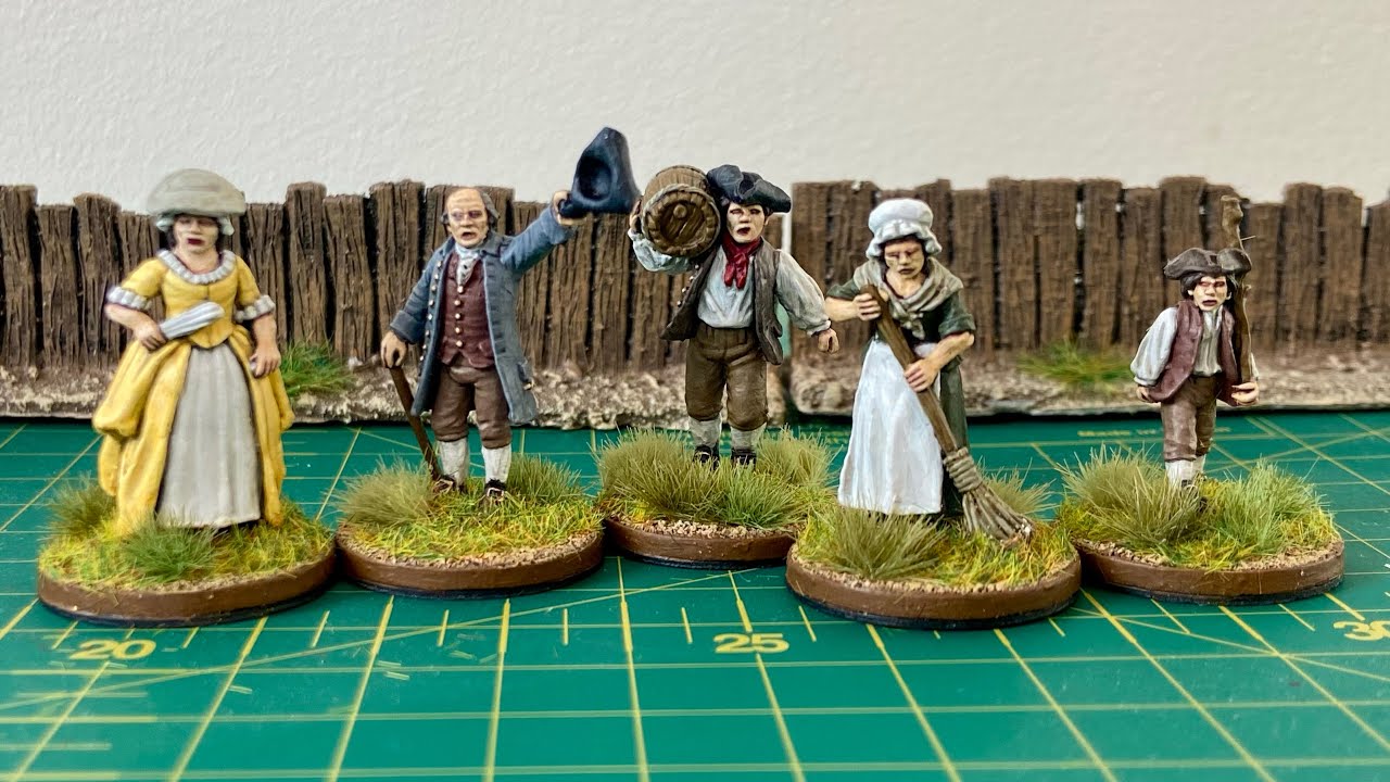 Perry Miniatures - AWI Civilians - YouTube